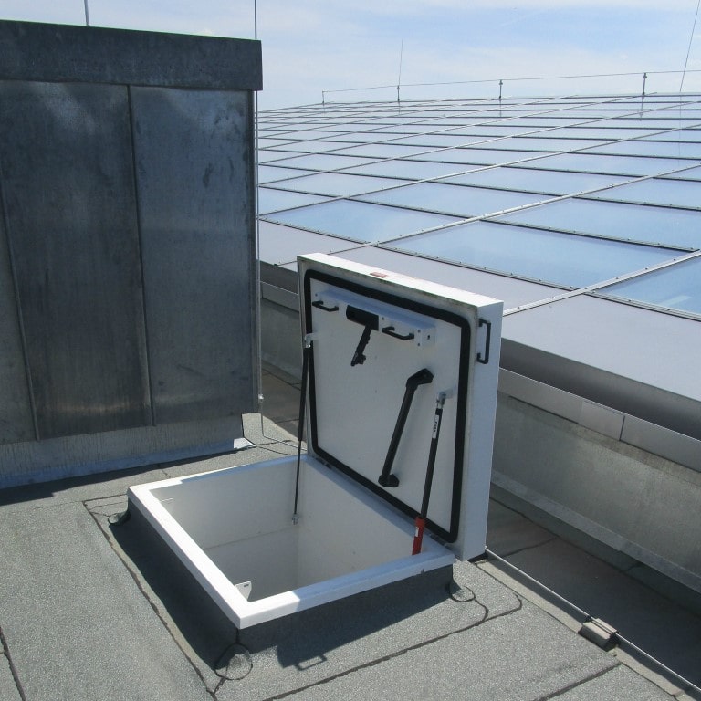 Staka Roof Access Hatch with extension Ladder